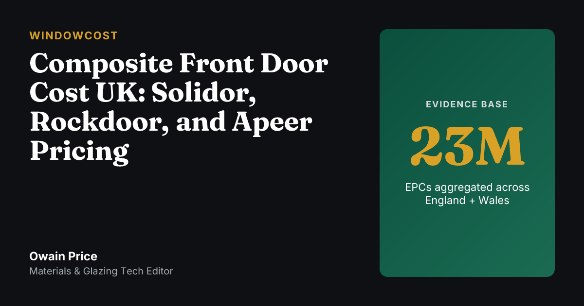 Composite Front Door Cost UK: Solidor, Rockdoor, and Apeer Pricing ...