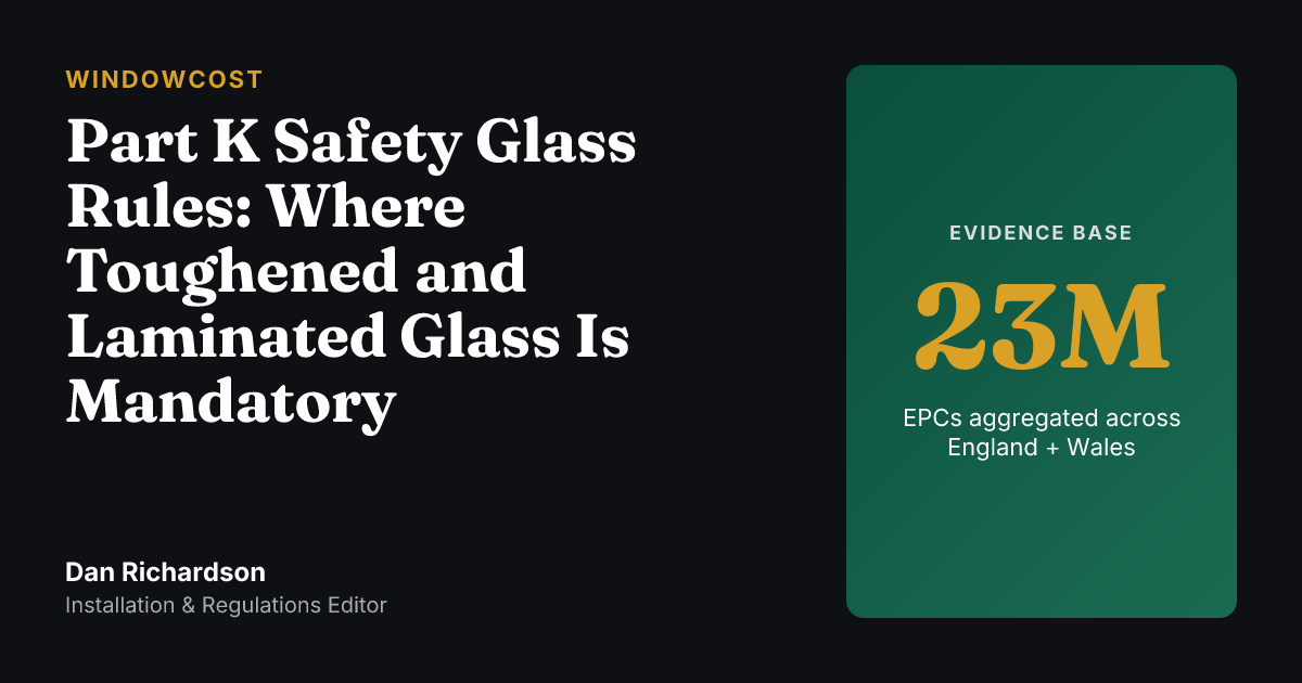 Part K Safety Glass Rules: Where Toughened and Laminated Glass Is ...